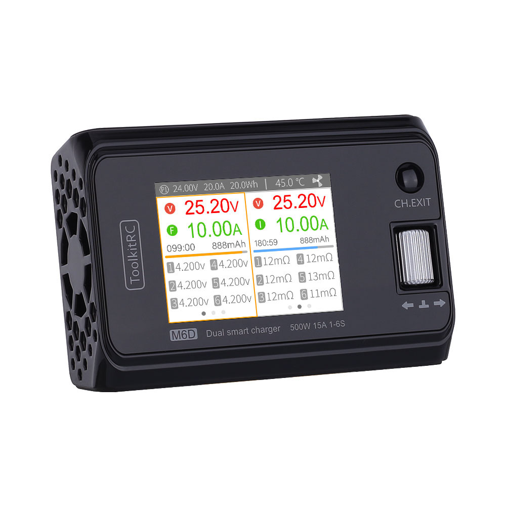 ToolkitRC – M6D Compact Dual Channel 250w x 2 DC Ladegerät ...