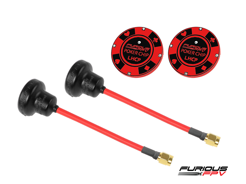 FuriousFPV Pokergoda Long Range 5.8GHz LHCP RP-SMA Antenna für DJI FPV ...